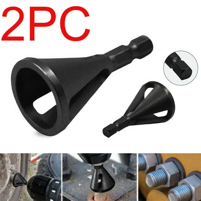 CR12MOV DEBURRING EXTERNAL Chamfer Tool Set for Burr Removal Hex Bit ...