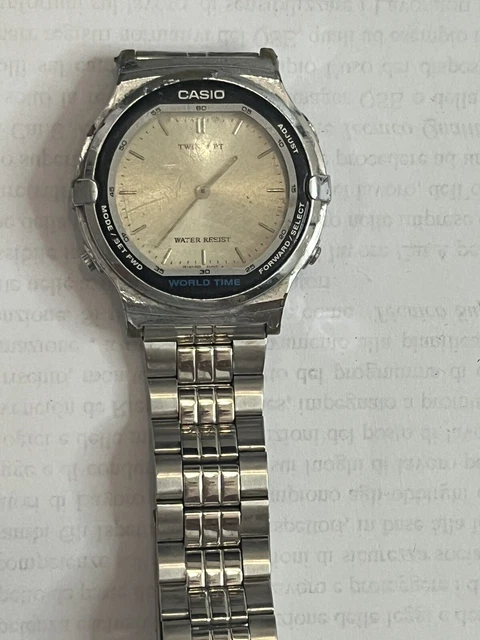 CASIO ABX-200 MODULE 1849 Twincept Herrenuhr Vintage!!! EUR 49,99 ...