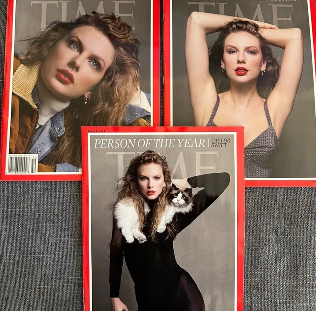 TAYLOR SWIFT 2023 Time Magazine Person Of The Year Set Of All 3 Cover December £35.67 - PicClick UK