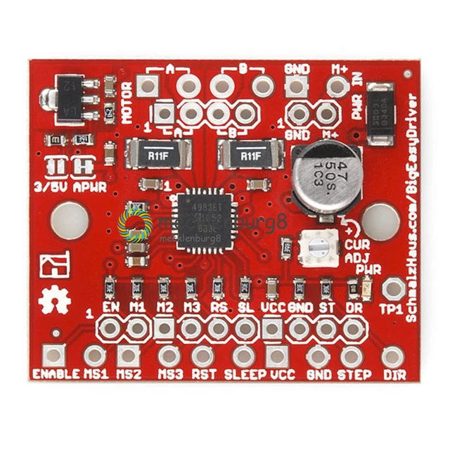 MODULE DE PILOTE moteur Big Easy Driver pour Arduino | A4988 | moteur ...