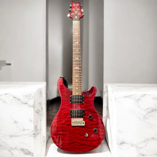 PRS SE CUSTOM 24 25th Anniversary Electric Guitar with HH Pickups Red ...