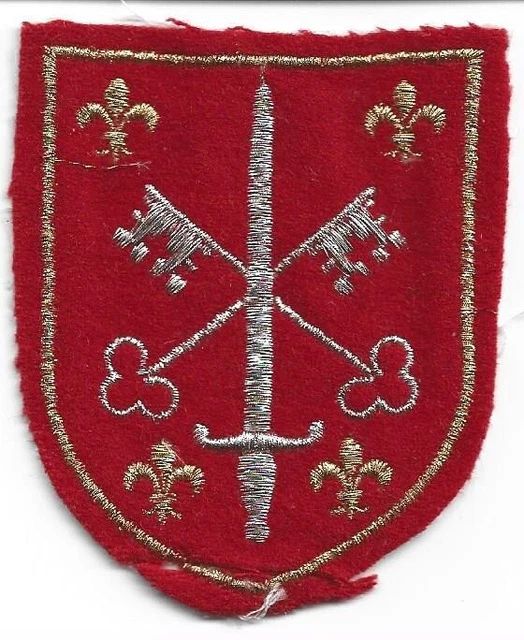 ÉCUSSON BLASON BRODÉ patch armoirie de la commune de lesterps en ...