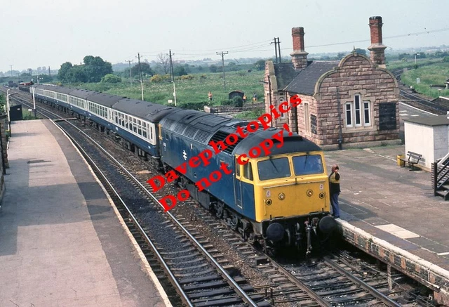 ORIGINAL 35MM Slide Railway Diesel /Steam- 47413 @ Helsby Jul 1983 £3. ...