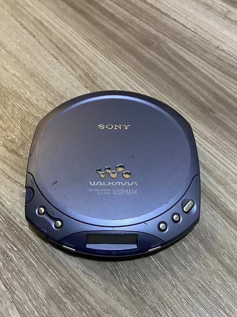SONY CD WALKMAN D-E220 ESP MAX Portable CD Player £40.00 - PicClick UK