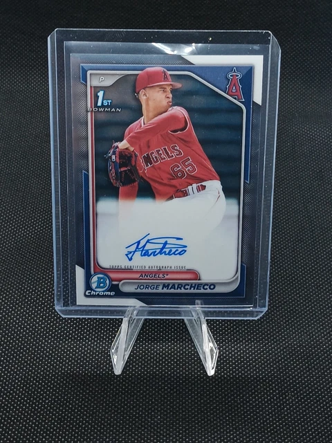 2024 BOWMAN JORGE Marcheco Chrome 1er Prospect Auto Autographe #CPA-JMH ...