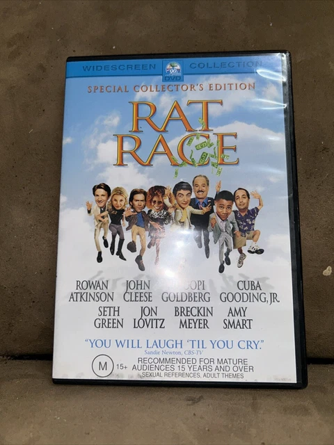 RAT RACE ROWAN Atkinson Special Ed. DVD CULT Movie R4 Tracked Post $9. ...