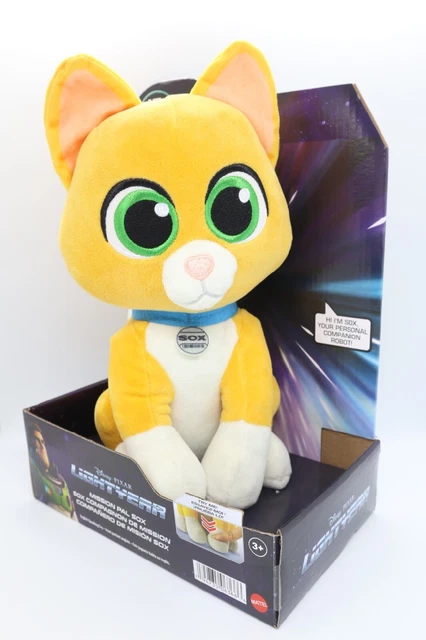 SOX THE ROBOTIC Cat Feature Plush With Sounds Disney Pixar Lightyear ...