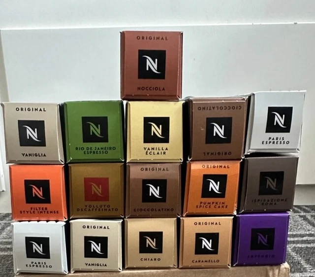 NESPRESSO COFFEE MACHINE Capsules Pods Popular selection world flavours ...