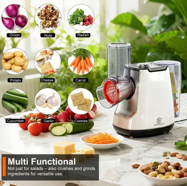 SUPERLEX SALAD SLICER Fruit Cutter Vegetable Cheese Grater Chopper ...