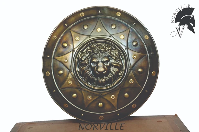 ANTIQUE TROY TROJAN War Shield Ancient Greek Shield Handcrafted Metal ...