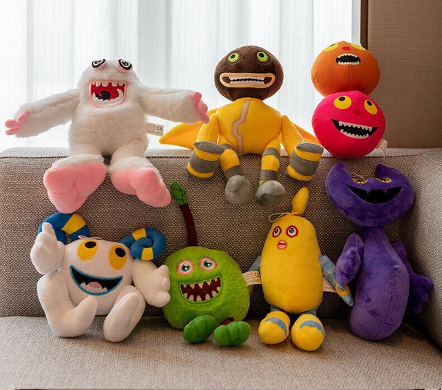 MY SINGING MONSTERS Plush Toy Wubbox Furcorn Mammott Stuffed Figure ...