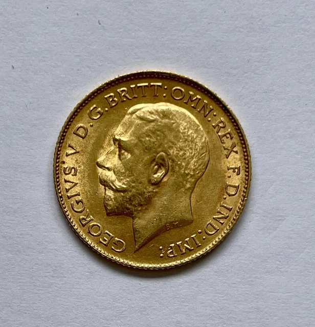 1913 HALF SOVEREIGN George V Gold Bullion Coin £258.00 - PicClick UK