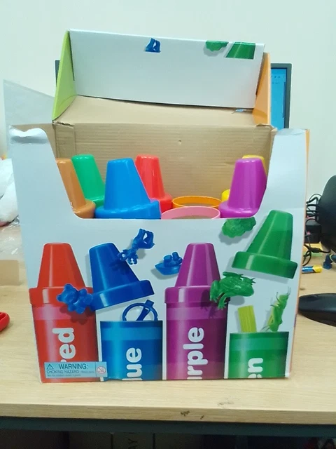 LEARNING RESOURCES RAINBOW Sorting Crayons Education Toy Ages 3 Read ...