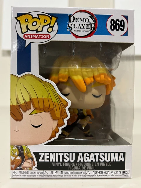 FUNKO POP DEMON Slayer : Zenitsu Agatsuma #869 Vinyl Figure EUR 18,62 ...
