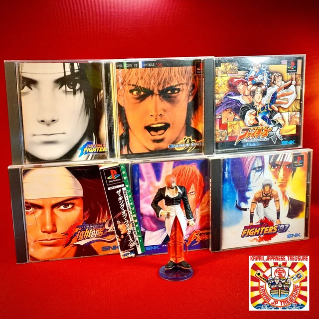 KING OF FIGHTERS Lot 6 Set PS1 KOF 95 96 97 98 99 Kyo Sony Playstation ...