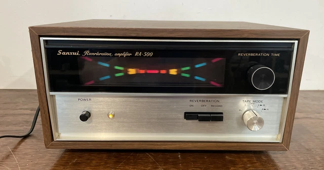 VINTAGE SANSUI RA-500 Reverberation Amplifier - Works Great - New Bulbs ...