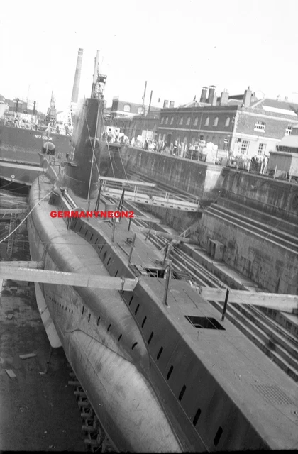 ROYAL NAVY., HMS ALDERNEY., S66., Submarine c1960s, M/f NEGATIVE £2.79 ...