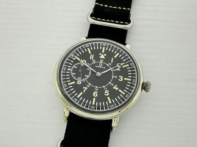 OMEGA LACO AVIATOR FLIEGER Luftwaffe Pilot WW2 Vintage 1939-1945 Swiss ...