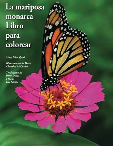 LA MARIPOSA MONARCA Libro para colorear: The butterfly monarch book to ...