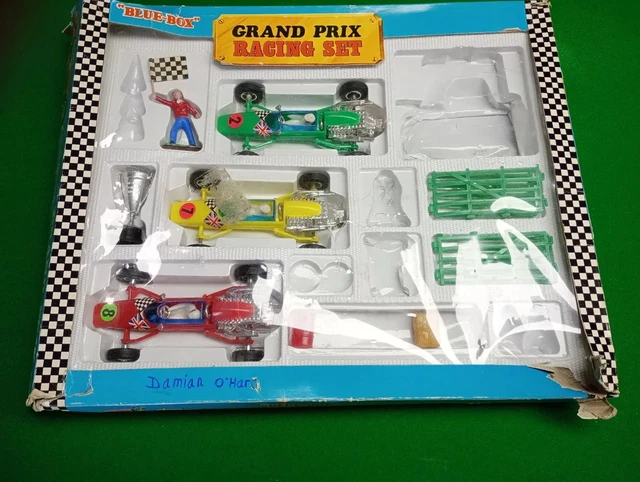 BLUE BOX GRAND Prix Racing Set Vintage $9.73 - PicClick CA