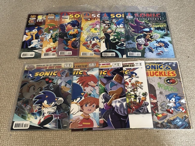 SONIC THE HEDGEHOG Archie & Sonic X Comics £10.51 - PicClick UK