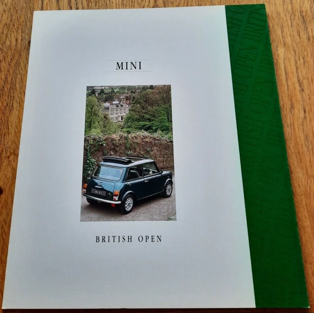 MINI BRITISH OPEN car sales brochure from the UK. Catalogue / prospekt ...