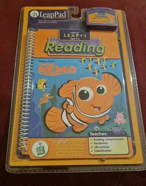 LEAPFROG LEAPPAD BOOK: Disney-Pixar Finding Nemo Leap 1 Reading £9.99 ...
