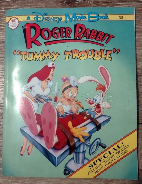 ROGER RABBIT-&IN TUMMY Trouble" - Comic Book With Pull Out Poster £6.36 ...