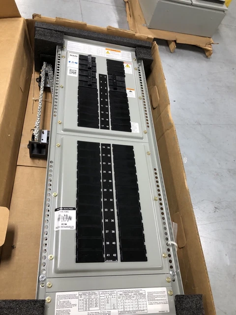 EATON PRL1A PANELBOARD 100 AMP Main 3-Phase 4-Wire 208Y/120 $600.00 ...