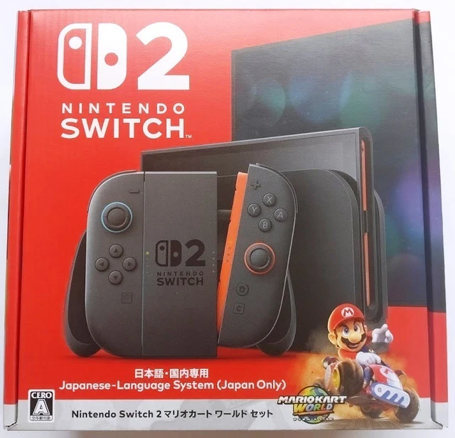 【IN HAND】NINTENDO SWITCH 2 Mario Kart World Set Console NEW Japan ...
