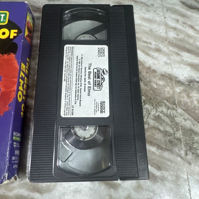 SESAME STREET BEST of Elmo VHS 1994 Video Tape PBS Kids Cartoon Film £7 ...