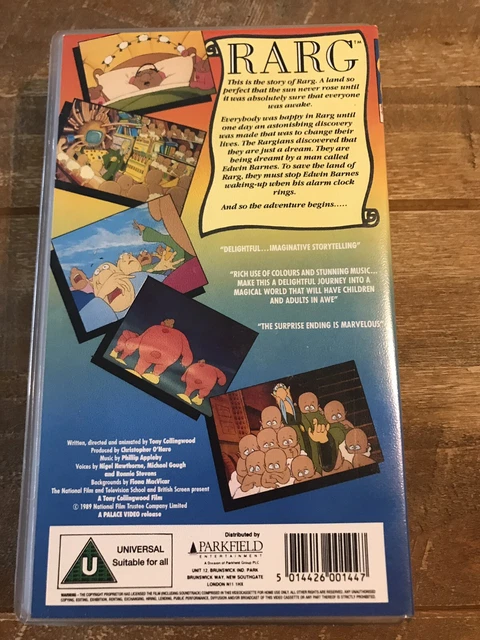 RARG VHS VIDEO Animated Film Rare Tony Collingwood EUR 19,90 - PicClick IT