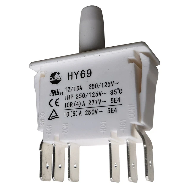 KEDU HY69 6-PIN Industrial Push Switch Equipment Switches £27.20 ...