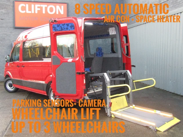 VOLKSWAGEN VW CRAFTER Wheelchair Accessible Minibus Ricon Lift Mercedes ...