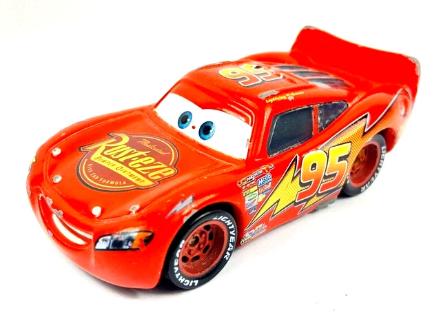 VÉHICULE DISNEY PIXAR Cars Flash Lightning McQueen Die Cast Metal (7cm ...