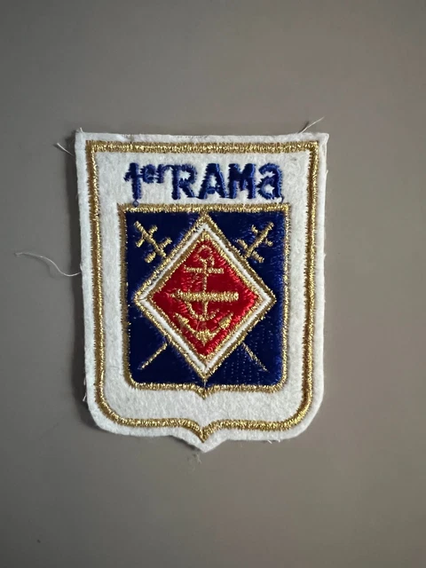 PATCH ARMEE 1ER régiment d'artillerie de marine (1er RAMa ou R.A.Ma ...