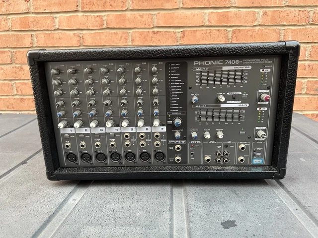 PHONIC POWERPOD 740 Plus 2X220W 7-Channel Powered Mixer £75.00 ...