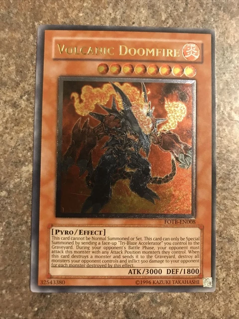 VOLCANIC DOOMFIRE FOTB-EN008 Ultimate Rare Unl LP $39.99 - PicClick CA