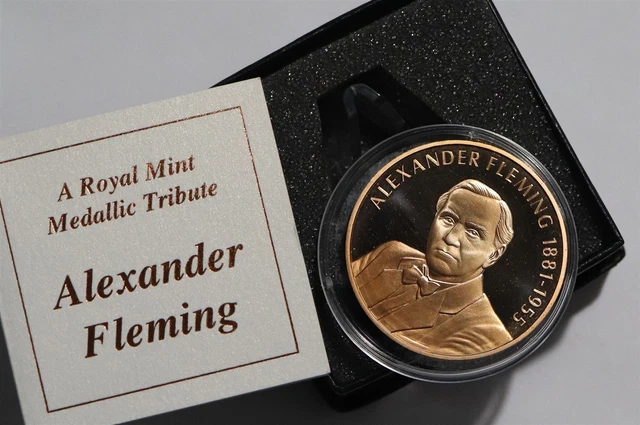 🧭 🇬🇧UK GB Royal Mint Tribute Alexander Flemming Only 500 Made Box+Coa... $104.73 - PicClick CA