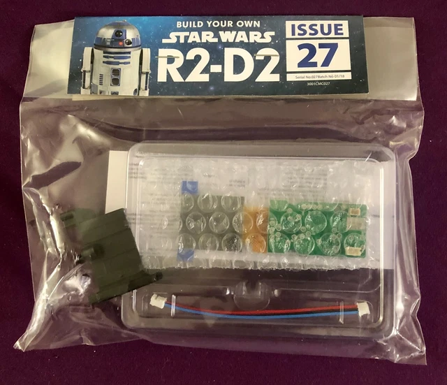 DEAGOSTINI FANHOME STAR Wars Build Your Own R2-D2 Issue 27 Parts NO ...