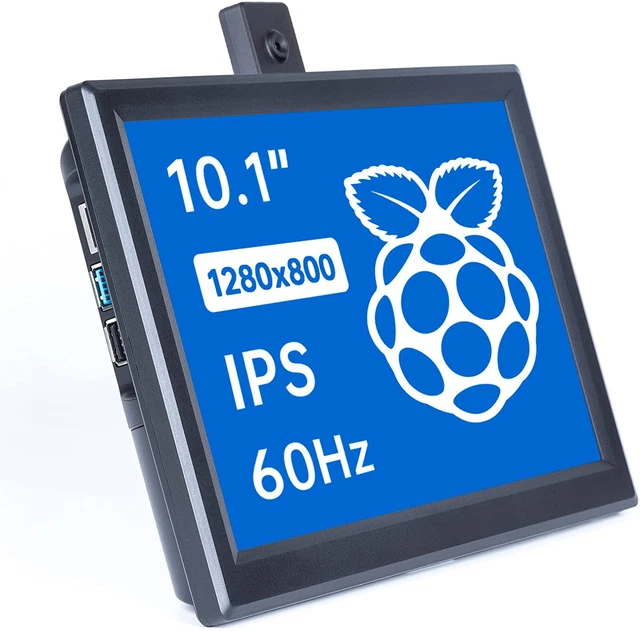 RASPBERRY PI 4 Screen 10.1'' IPS Monitor- Sunfounder 10.1'' Raspberry ...