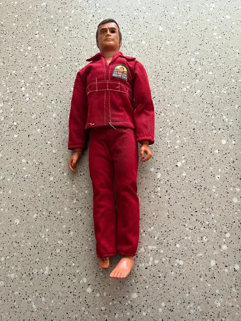 VINTAGE SIX MILLION Dollar Man Bionic Action Figure 1975 Kenner Missing ...