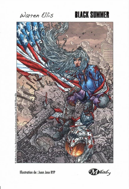 EX-LIBRIS BLACK SUMMER De Warren Ellis Et Juan Jose Ryp Tirage Limite ...