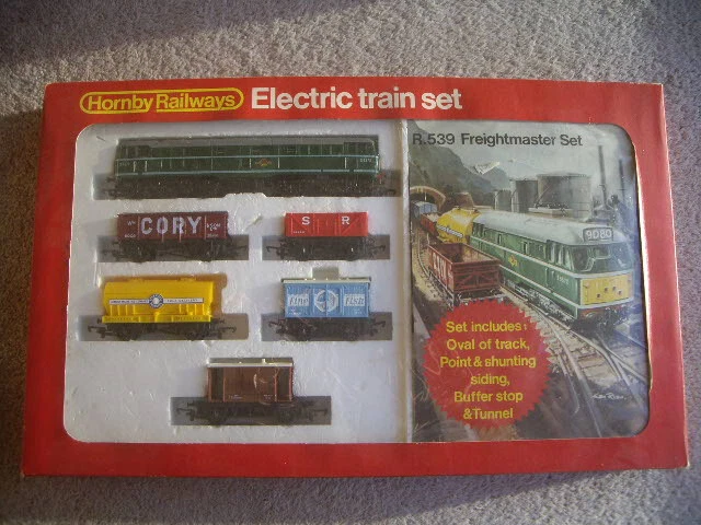 TRIANG HORNBY R539 Freightmaster Set Class 31 Diesel, Wagons, Track Bxd ...