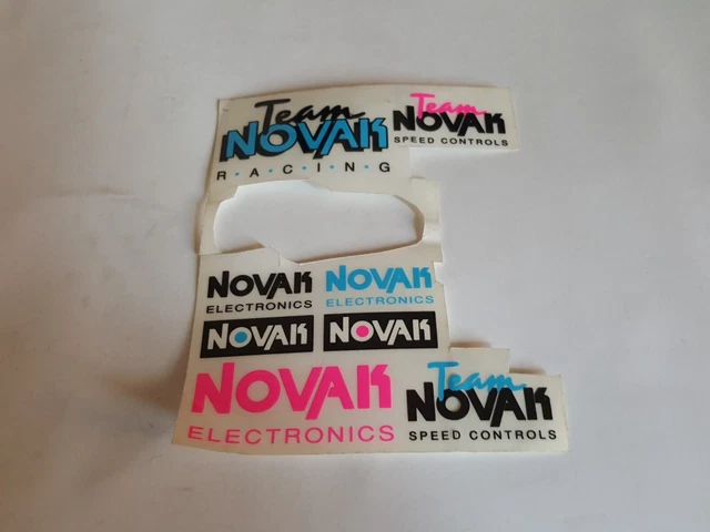 VINTAGE TRINITY NOVAK decals sticker sheet. tamiya losi kyosho ...