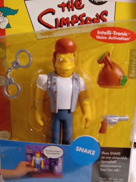 FIGURA DE ACCIÓN Playmates Toys The Simpsons Serie 6: Serpiente EUR 27 ...
