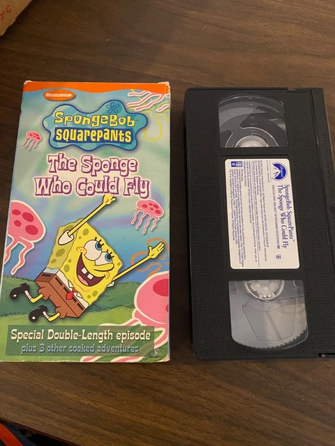 SPONGEBOB SQUAREPANTS VHS The Sponge Who Could Fly 2003 Nickelodeon Tv ...