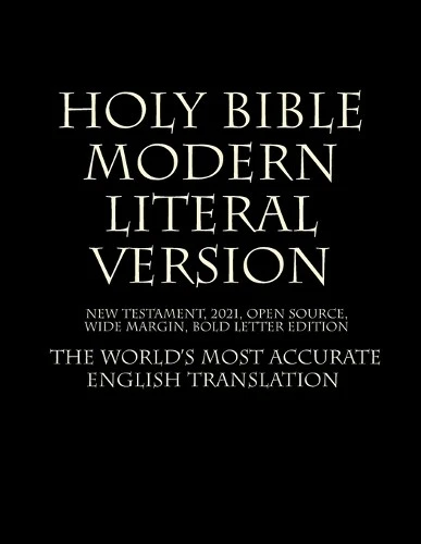 GOD HOLY BIBLE - Modern Literal Version (Poche) EUR 25,66 - PicClick FR