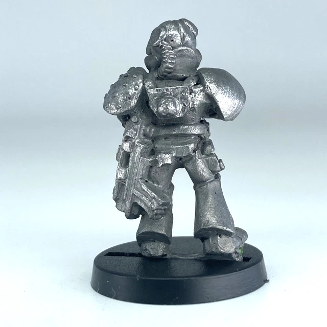 SPACE MARINES COMMS Officer - 1987 Rogue Trader Warhammer Classic Metal ...