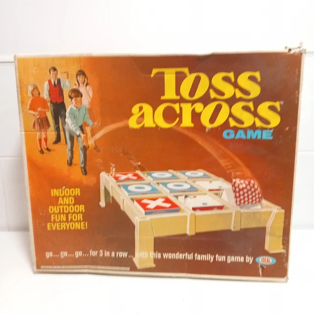 SCATOLA ORIGINALE IDEAL Toss Across Game vintage anni '70 Tic Tac Toe ...